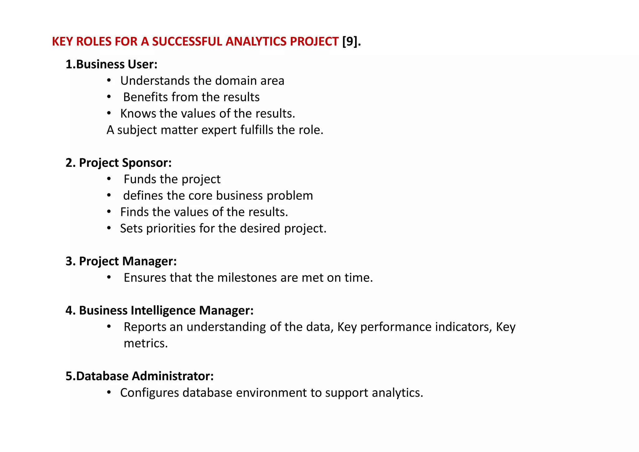 Introduction to data analytics | PDF