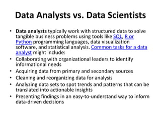 Introduction to Data Analytics - PPM.pptx | Databases | Computer Software and Applications