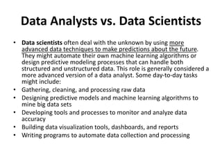 Introduction to Data Analytics - PPM.pptx | Databases | Computer Software and Applications