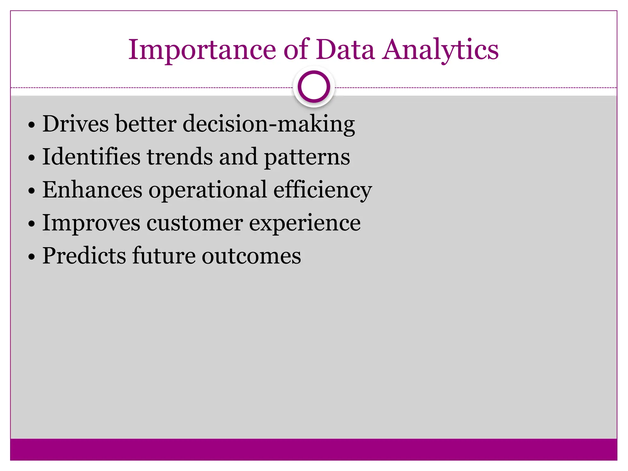 Introduction to Data Analytics and Its Importance | PPTX