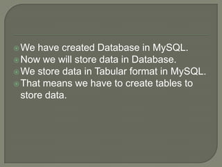 Introduction to database | PPTX