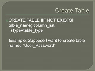 Introduction to database | PPTX