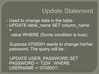 Introduction to database | PPTX