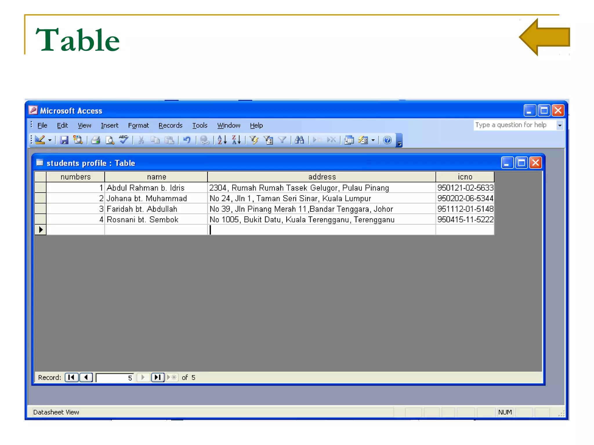 Introduction to database | PPT