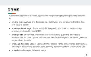 Introduction to database | PPT