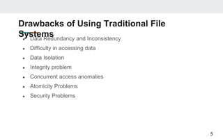 Introduction to database | PPT