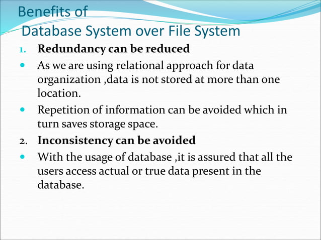 Introduction To Database.ppt | Databases | Computer Software and Applications