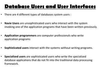 Utsav Mahendra : Introduction to Database and managemnet | PPTX ...