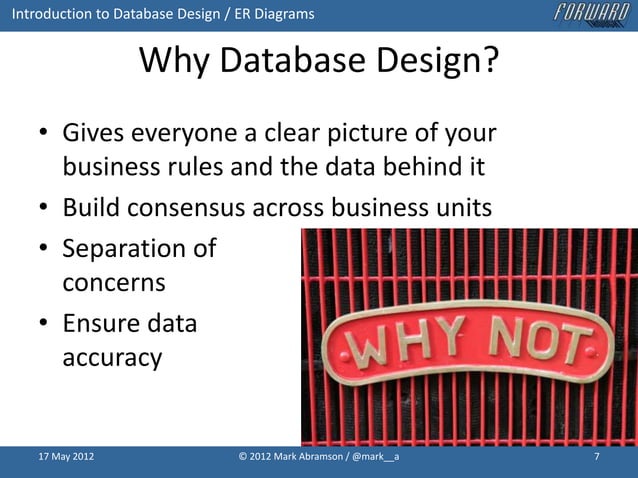 Introduction to database design with Idef1X entity relationship (ER) diagrams | PPTX | Databases ...
