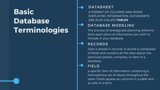 Introduction to database development | PPT