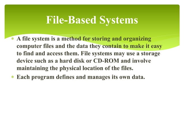 Introduction to databases | PPT