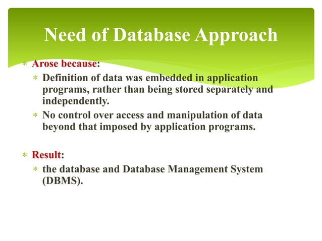 Introduction to databases | PPT