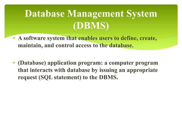 Introduction to databases | PPT | Free Download