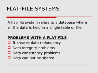 Introduction to databases | PPT