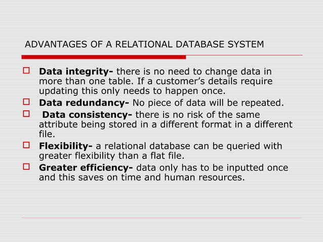 Introduction to databases | PPT