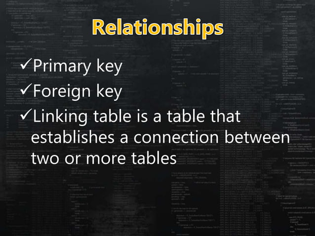 Introduction to databases | PPTX | Databases | Computer Software and ...