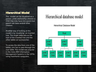 Introduction to databases | PPTX