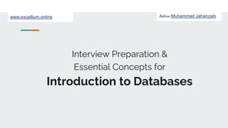 Introduction to Databases | PPT