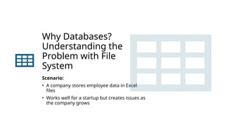 Introduction to Databases for Data analytics.pptx