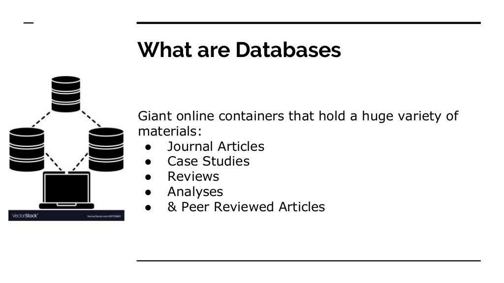 Introduction To Databases