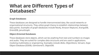 Introduction to Database Systems - (Definition, Advantages, Examples ...