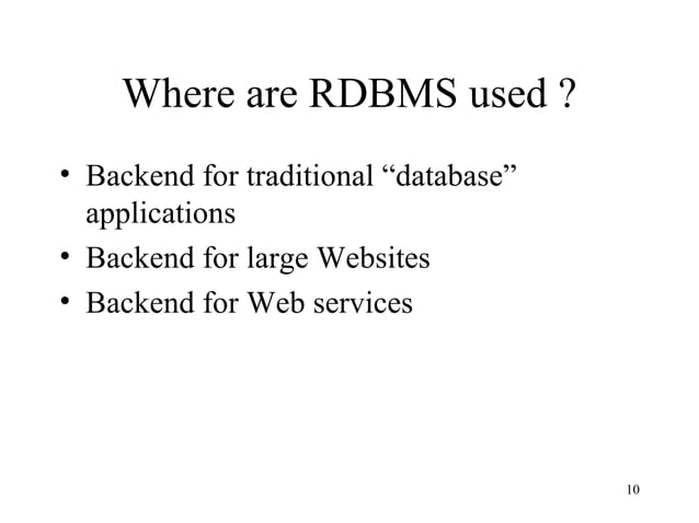 Introduction to database systems cse 444 | PPT