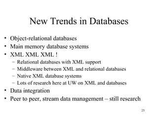 Introduction to database systems cse 444 | PPT