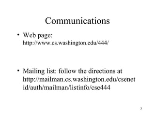 Introduction to database systems cse 444 | PPT