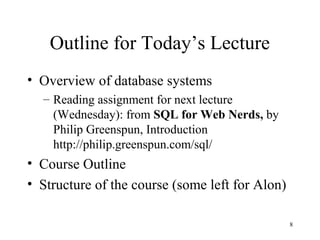 Introduction to database systems cse 444 | PPT