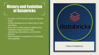 Introduction to Databricks - AccentFuture | PPTX
