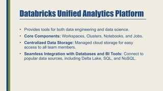 Introduction to Databricks - AccentFuture | PPTX
