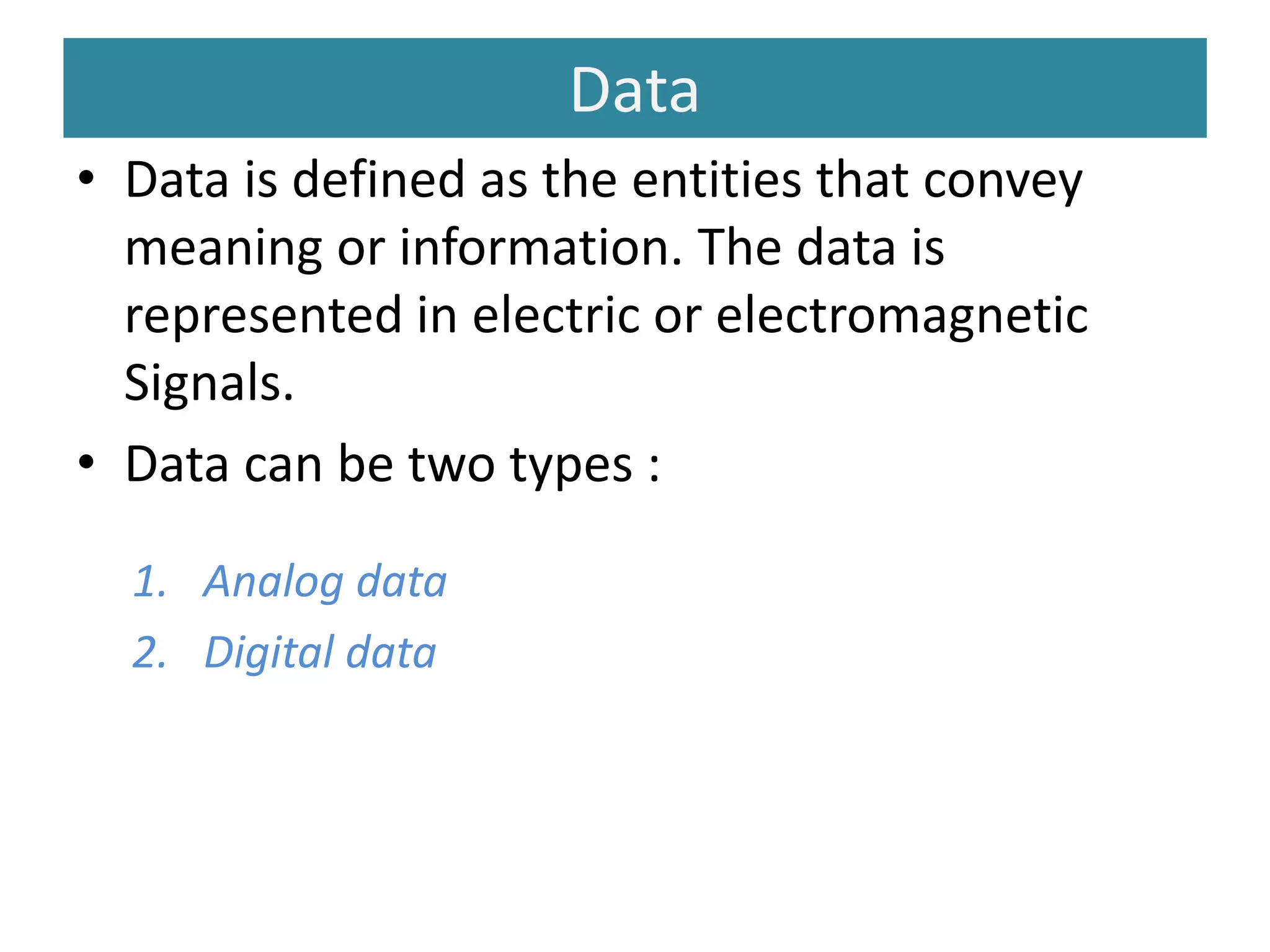 Introduction to Data Communication | PDF