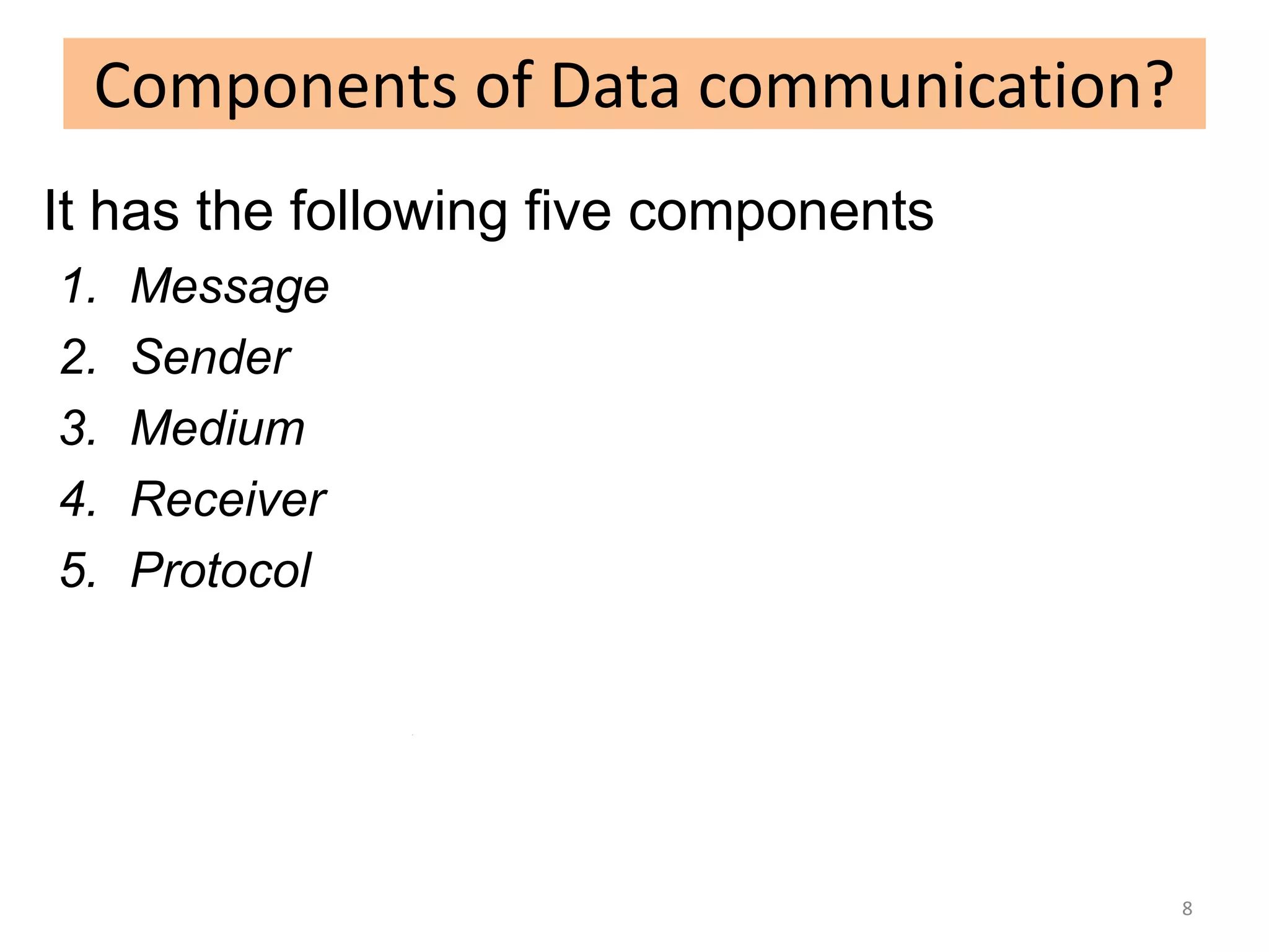 Introduction to Data Communication | PDF