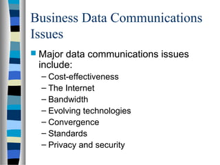 Introduction to data communications | PPT