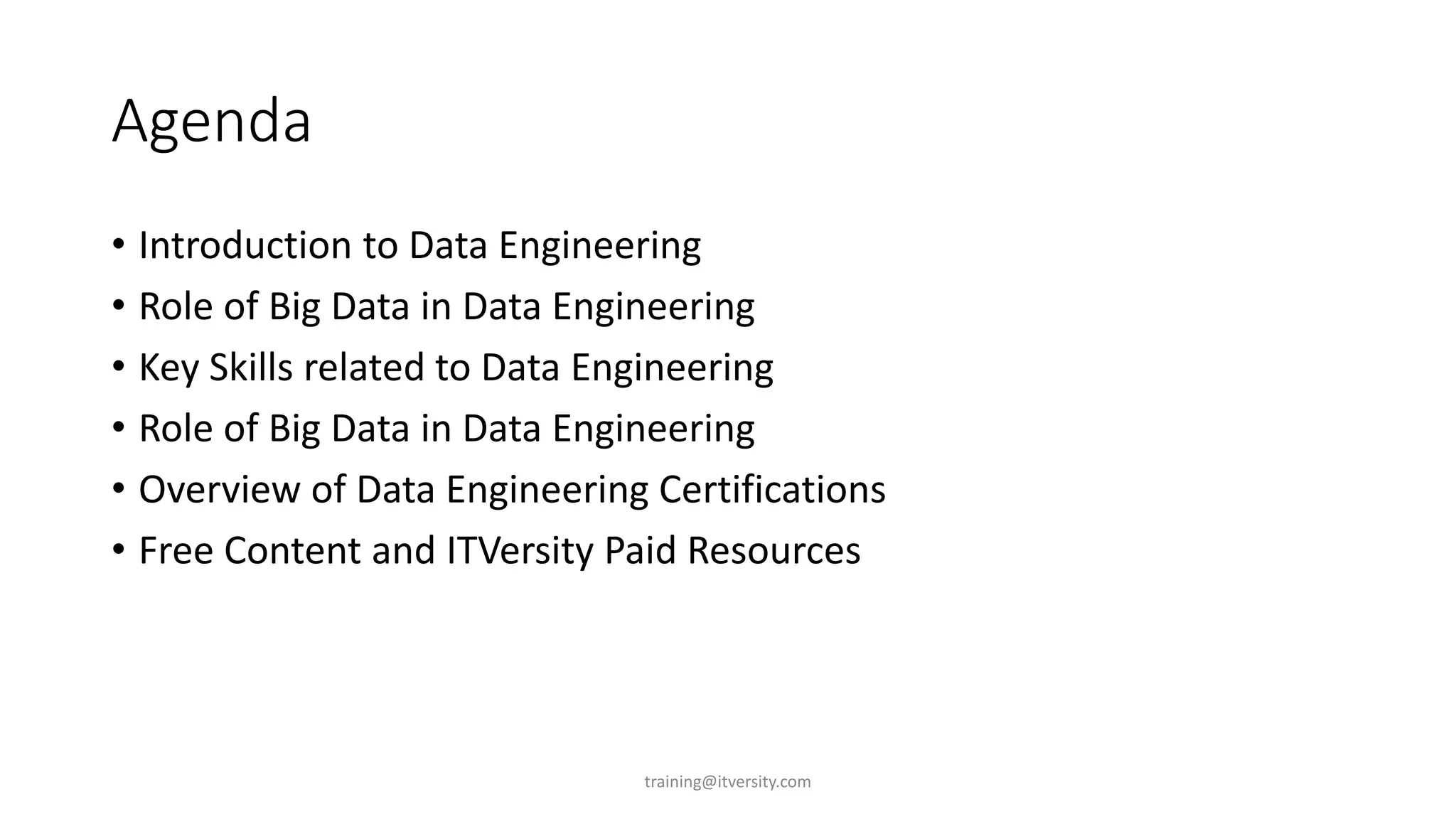 Introduction to Data Engineering | PPTX