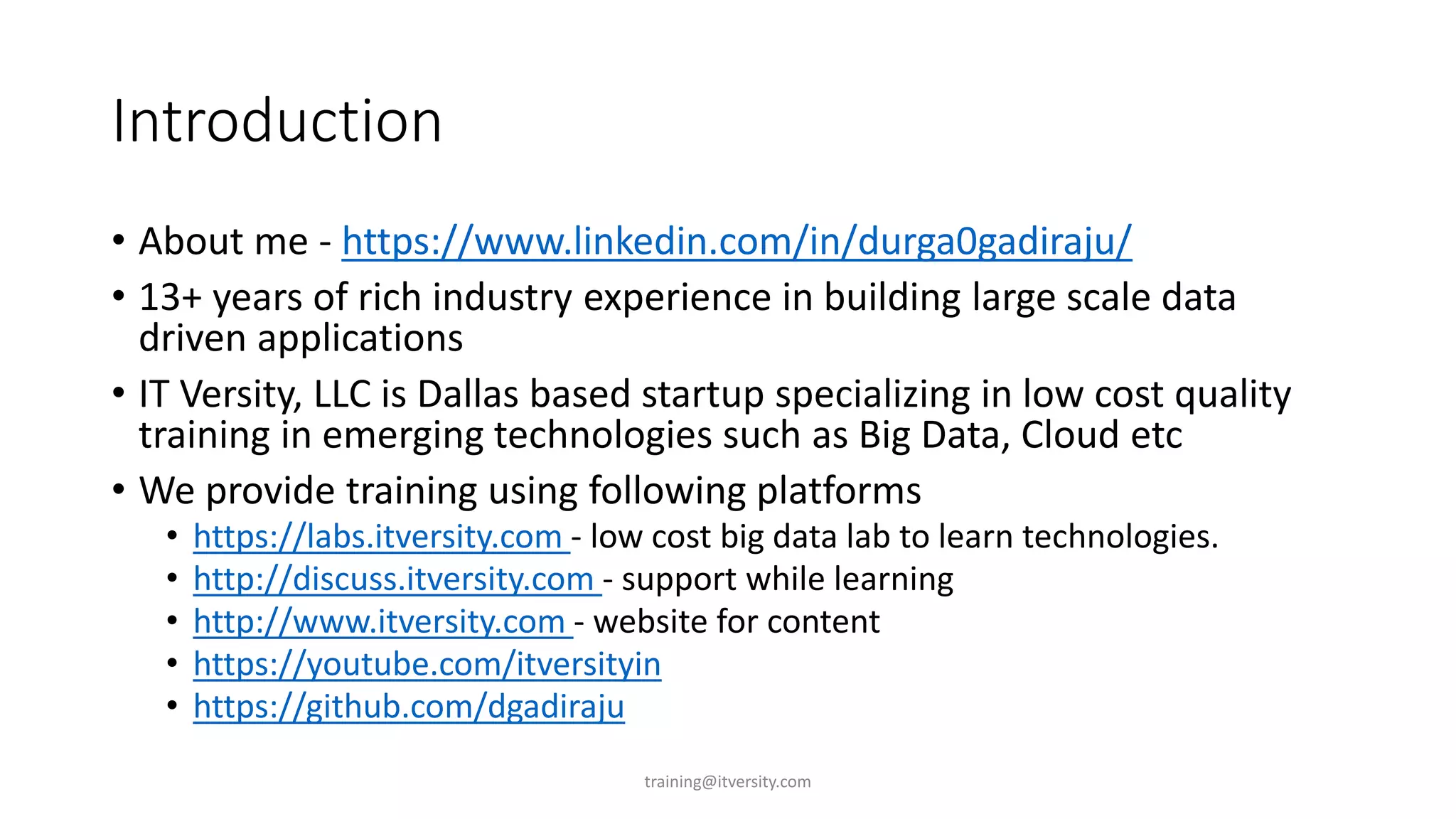 Introduction to Data Engineering | PPTX