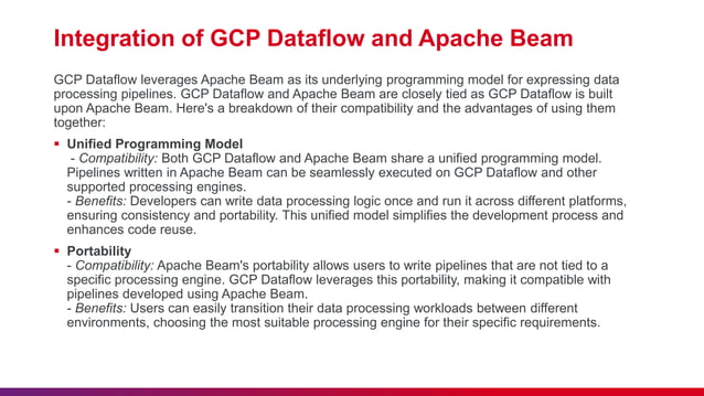 Introduction to GCP Data Flow Presentation | PPT