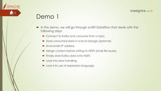 Introduction to data flow management using apache nifi | PDF