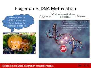 Introduction to data integration in bioinformatics | PPTX