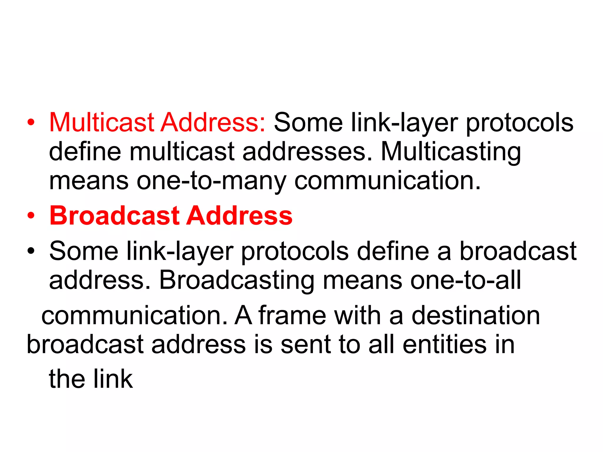 Introduction to data link layer | PPTX