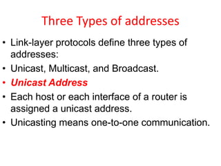 Introduction to data link layer | PPTX