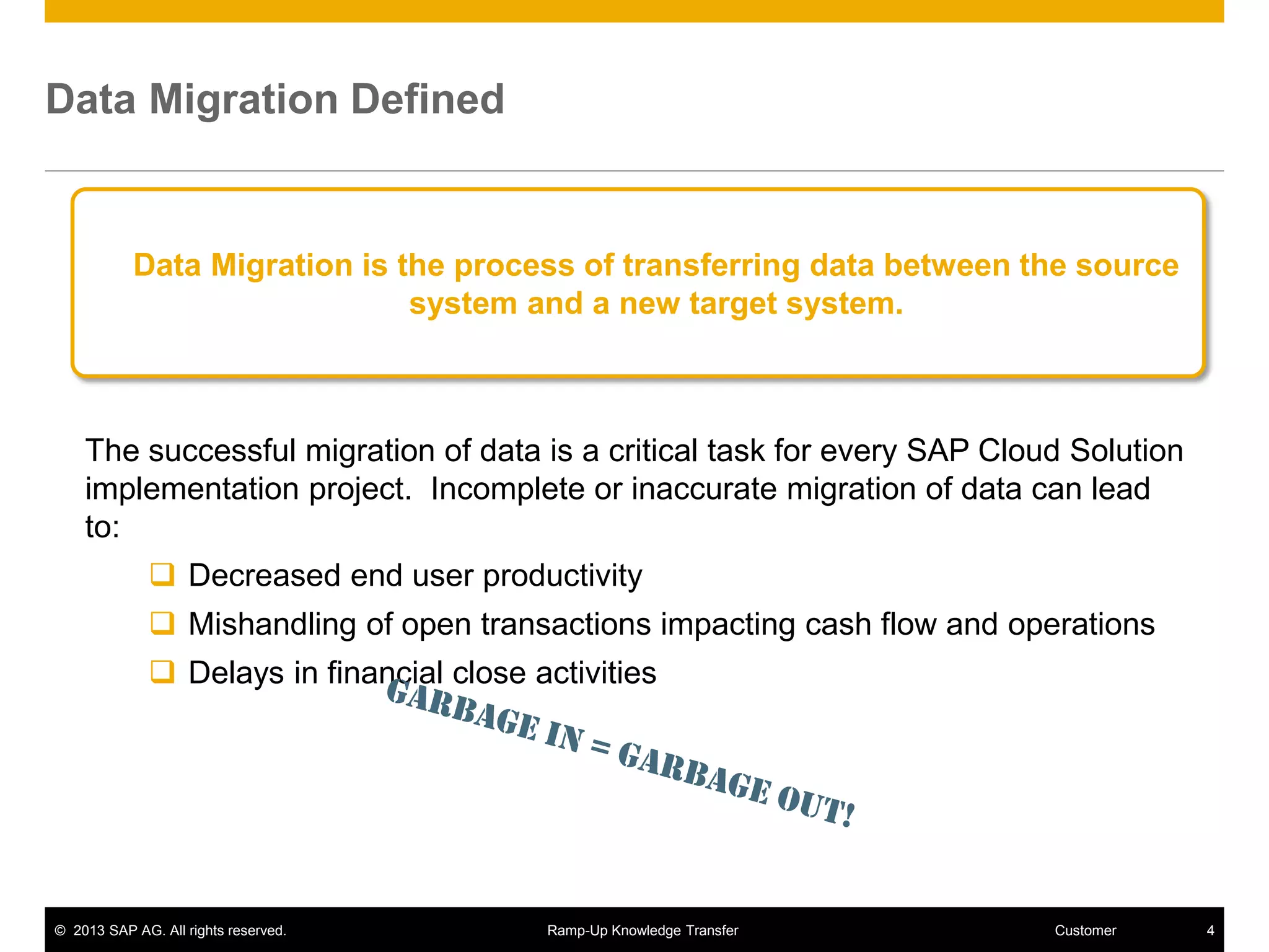 Introduction to data migration | PDF
