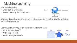 Introduction to data mining and machine learning | PDF