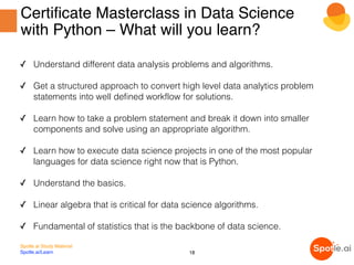 Introduction To Data Science With Python | PDF