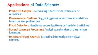 Introduction to Data Science for iSchool KKU | PPTX
