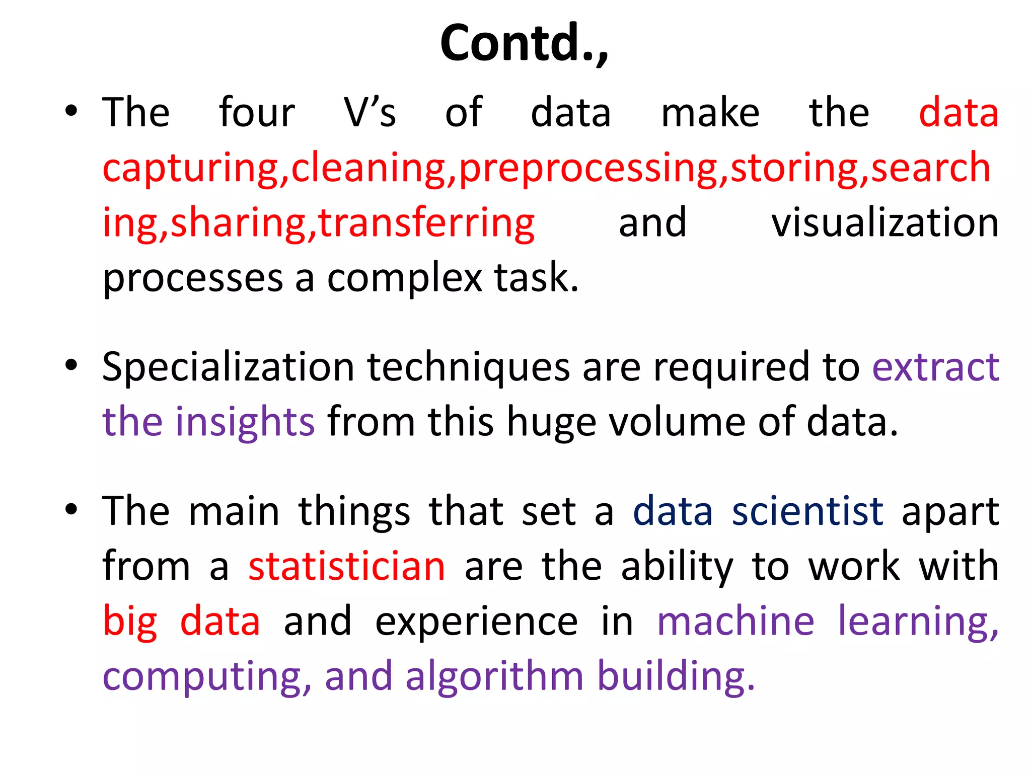 Introduction To Data Sciencepptx Databases Computer Software And