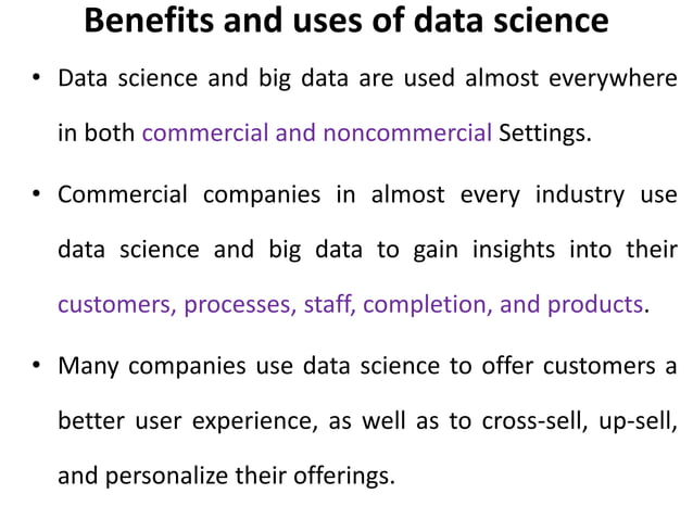 Introduction to Data Science.pptx | Databases | Computer Software and Applications