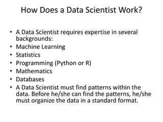 Introduction to Data Science Presentation | PPT