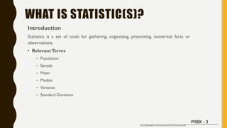 Introduction to data science 3 | PPT