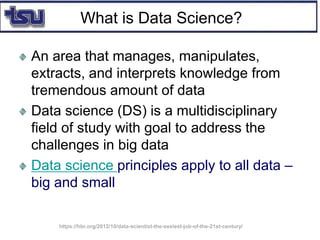 Introduction to Data Science\ | PPTX